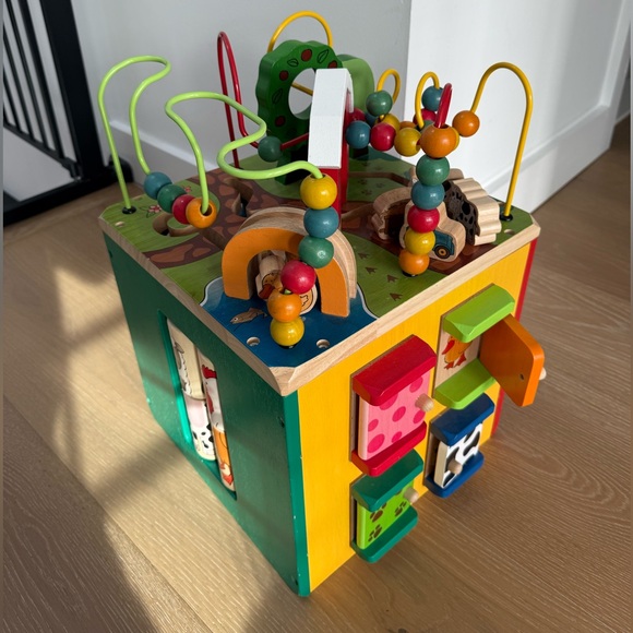 Toys | Battat Farmthemed Wooden Activity Center Good Condition | Poshmark